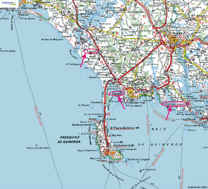 Carnac Map